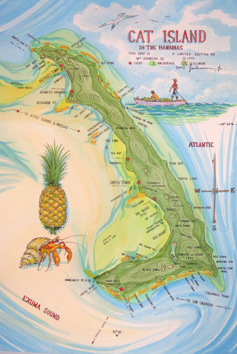 Map of Cat Island – Island Boutique