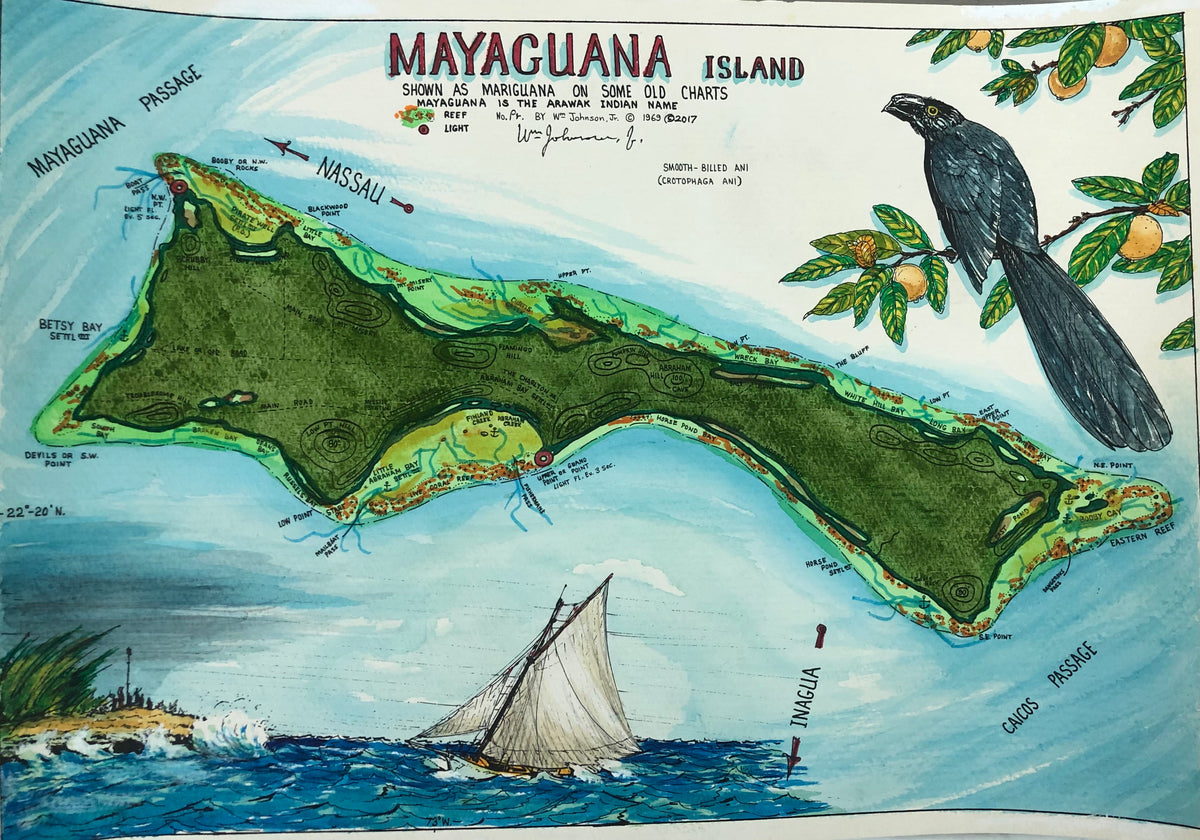 Map of Mayaguana – Island Boutique